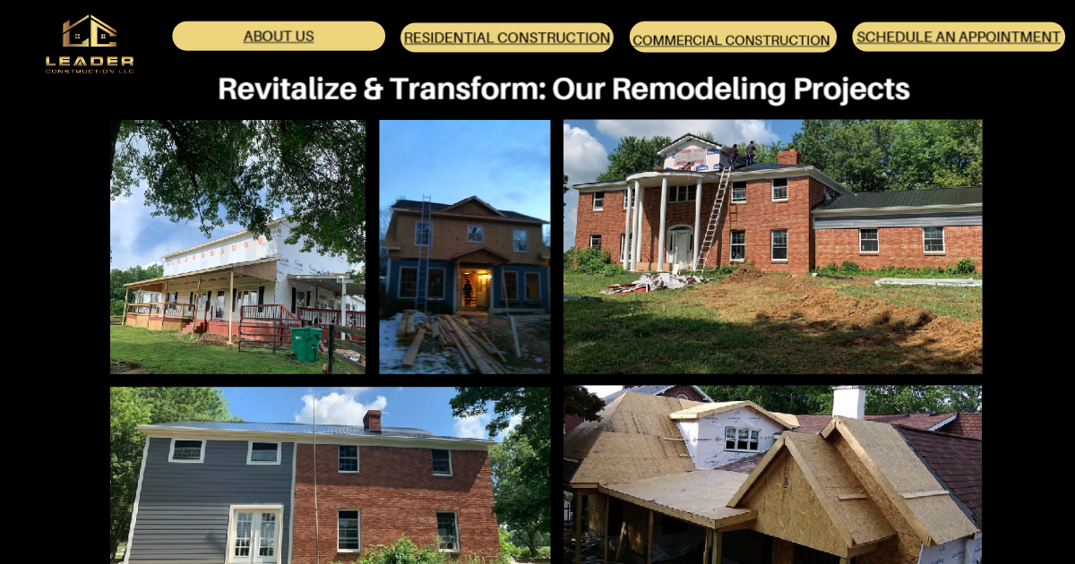 Revitalize & Transform: Our Remodeling Projects
